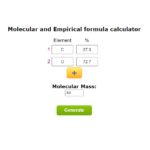 Chemistry calculators